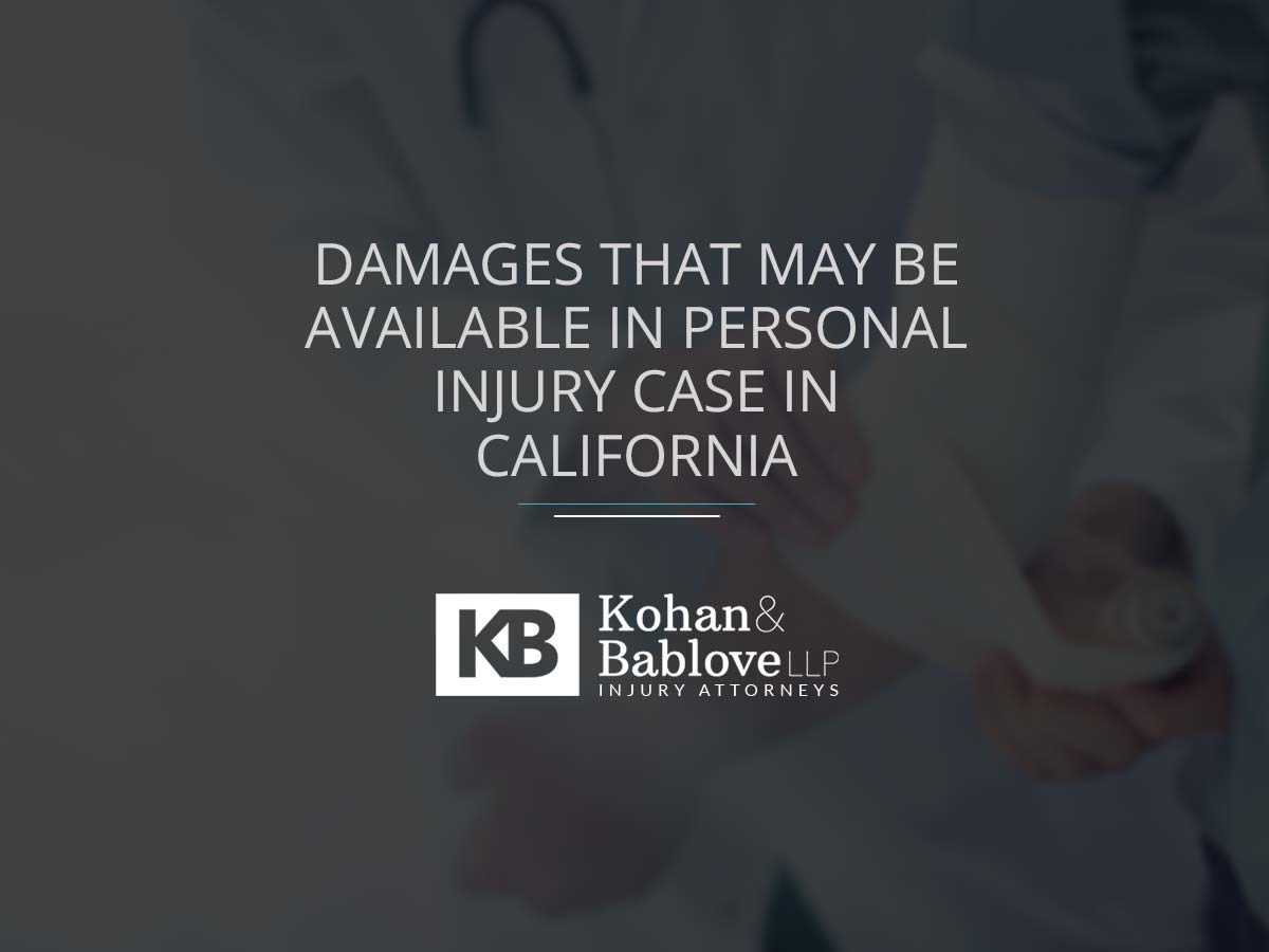 Types of Damages That May Be Available in Personal Injury Case In ...